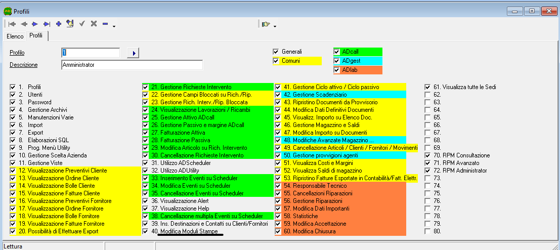 Istruzioni Modifica Moduli - Advantis